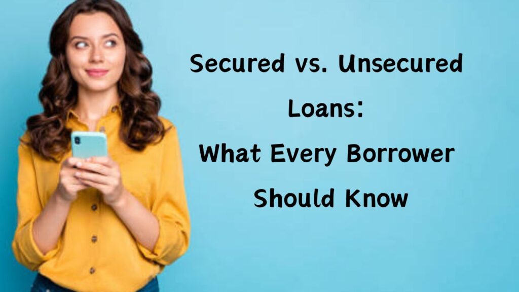 Secured vs. Unsecured Loans: What Every Borrower Should Know - Allocationloans Blog